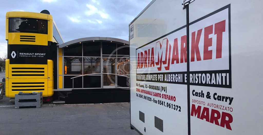 Adria Market con i suoi prodotti in Moto GP e Formula 1