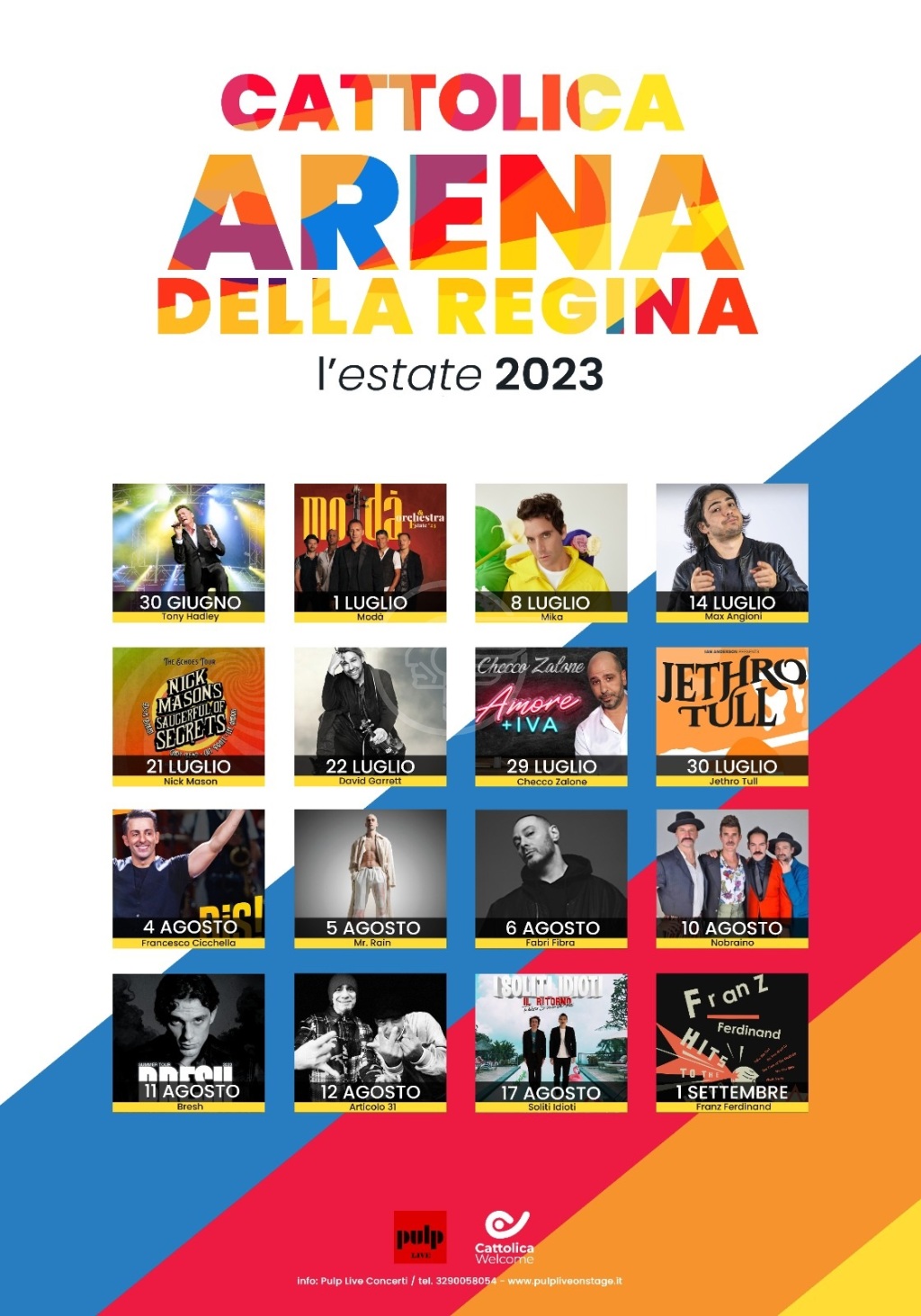 Arena della Regina 2023: presentato un grandioso calendario degli eventi